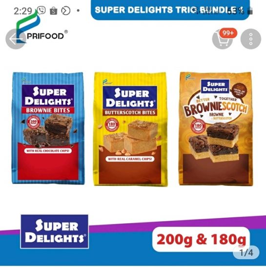 Shopee-ing For Snacks: Super Delights Brownies, Butterscotch & More ...
