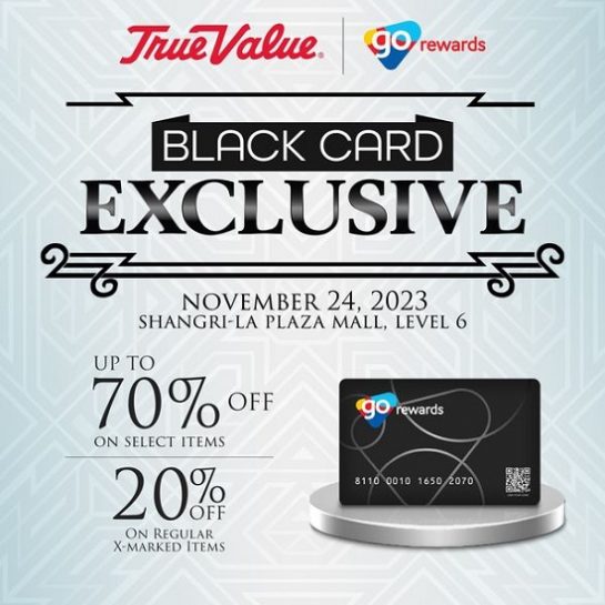 The Black Card Exclusive of True Value is Coming! – Good News Manila